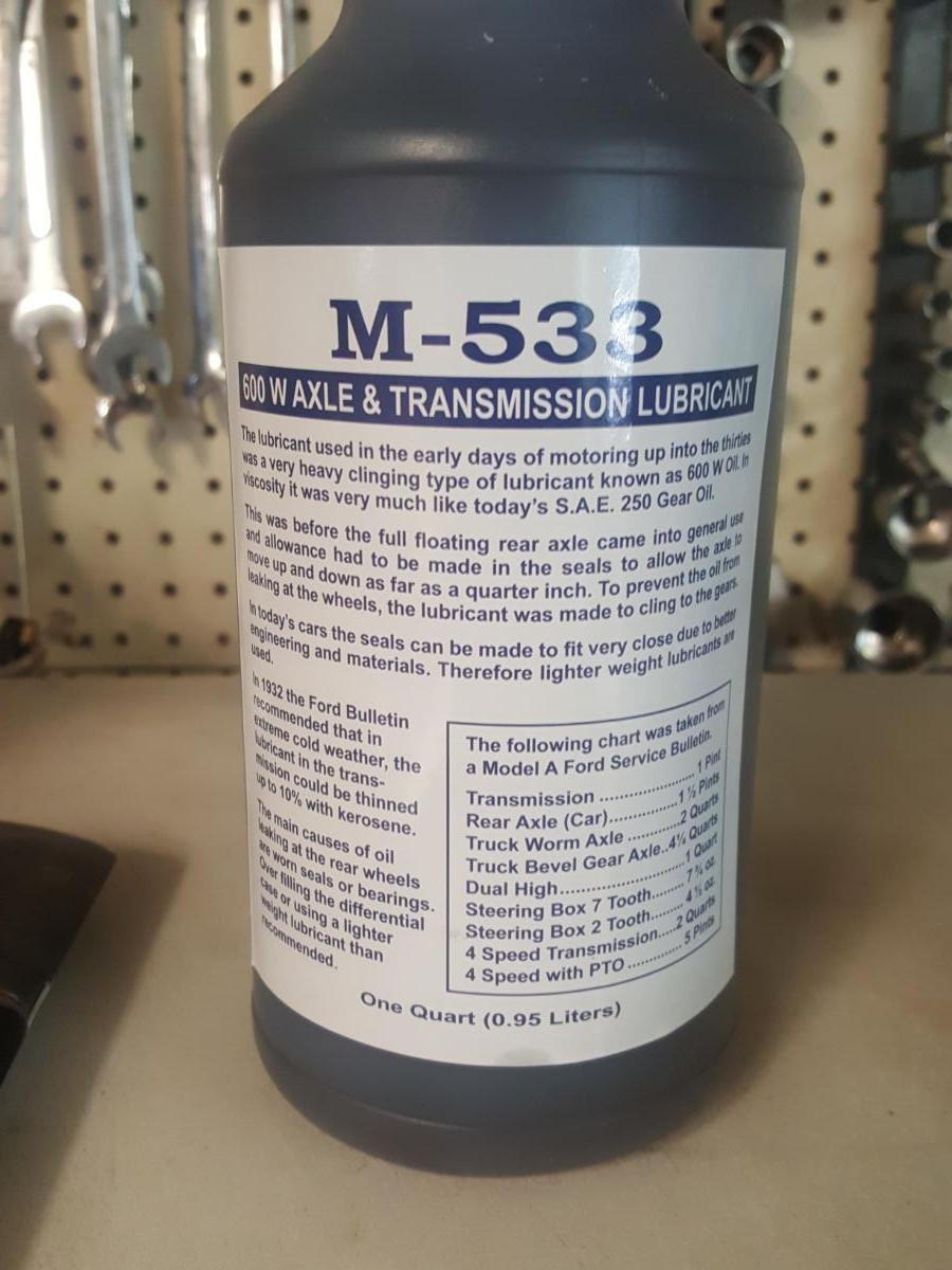 140 gear oil recommended - General Discussion - Antique Automobile Club ...