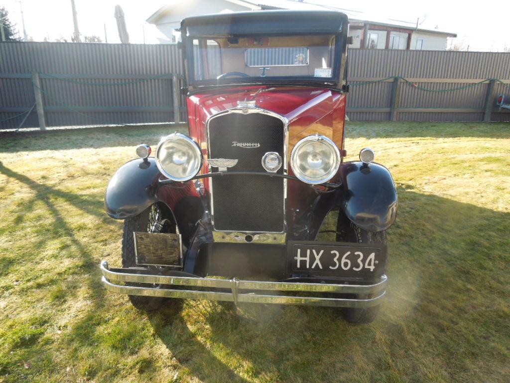 Hard to start when cold...1930 Triumph Super 7 (850cc) side valve 6v ...
