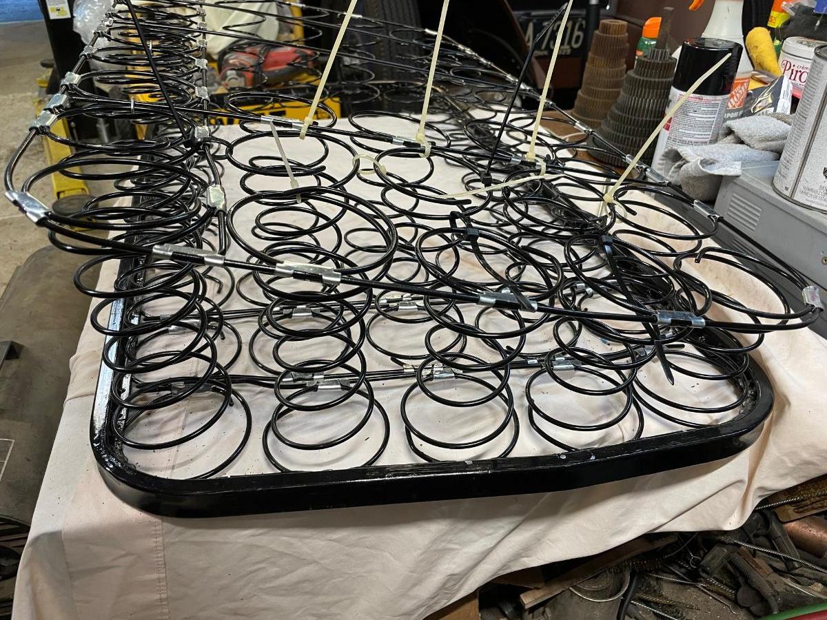 Fabricating Seat Spring assembly - Dodge & Dodge Brothers - Antique ...