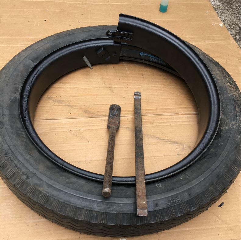 need tips for installing tire on demountable rim without scraping off ...