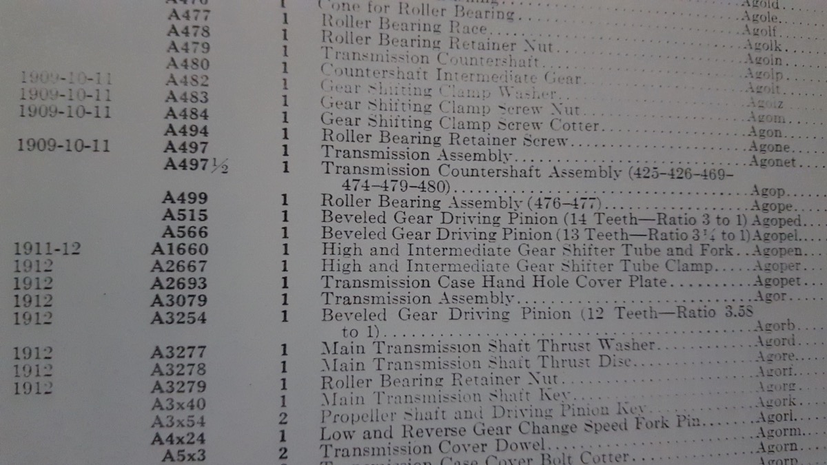 1910 EMF Pinion Gear Information - HCCA General Discussion - Antique ...