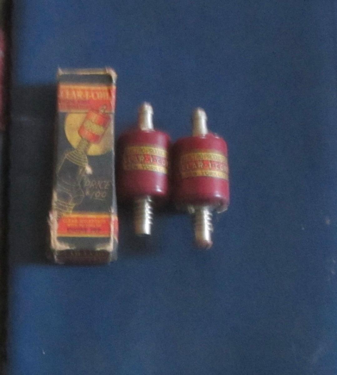 Three NOS Antique Clar-1-Coil Engine Noise Eliminators - Parts For Sale ...
