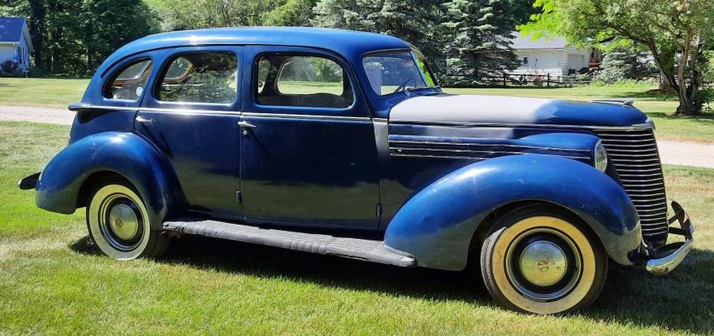 For Sale: 1938 Hupmobile Six Model E 4dr Sedan, 1,890 built, Project ...