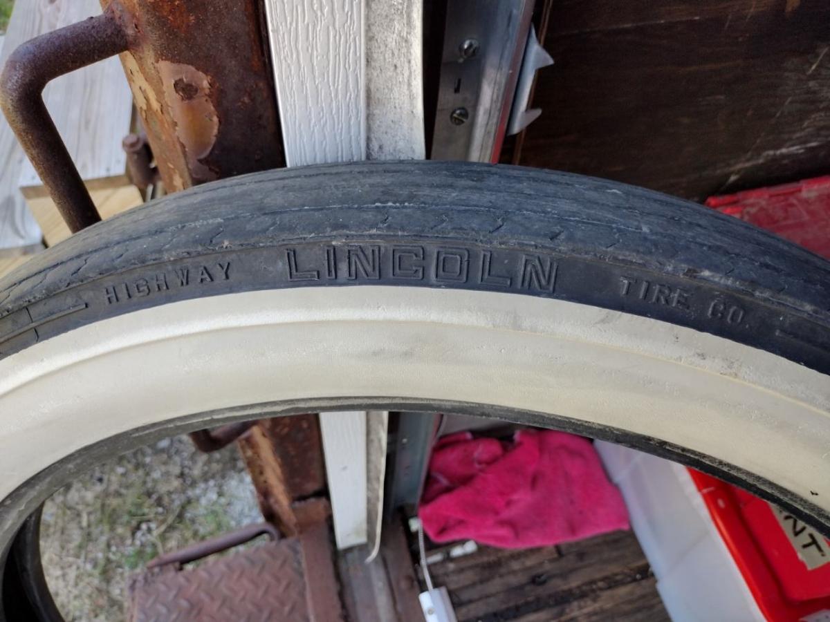 **SOLD** 5 Lucas 34 x 4 Whitewall tires - Parts For Sale - Antique ...