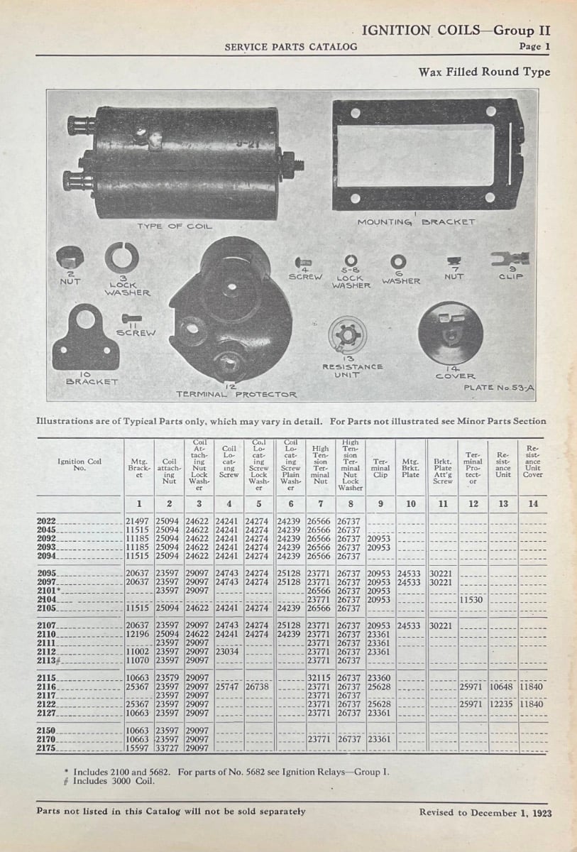 Early Delco Round Type Ignition Coil Reproduction - General Discussion ...