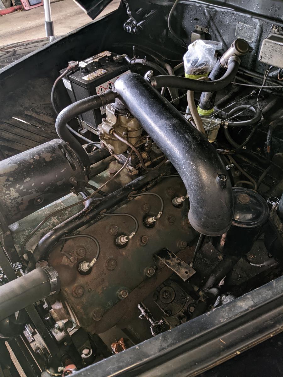 1948 Lincoln Continental restored engine pictures wanted - V12 Lincolns ...