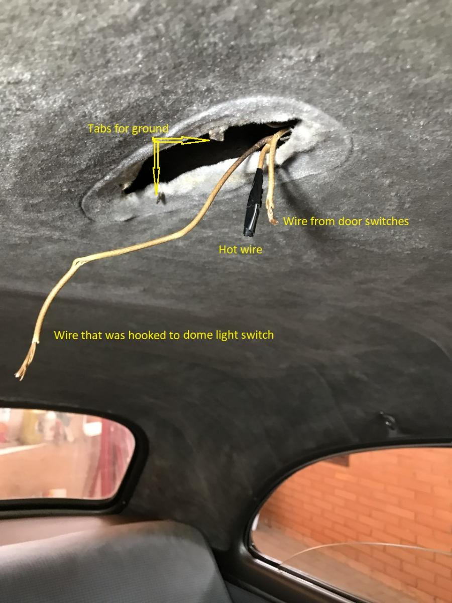 1950 Pontiac dome light can not be turned off - Technical - Antique ...