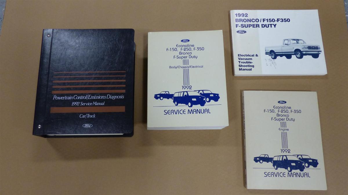1992 Ford factory repair manuals - Parts For Sale - Antique Automobile ...
