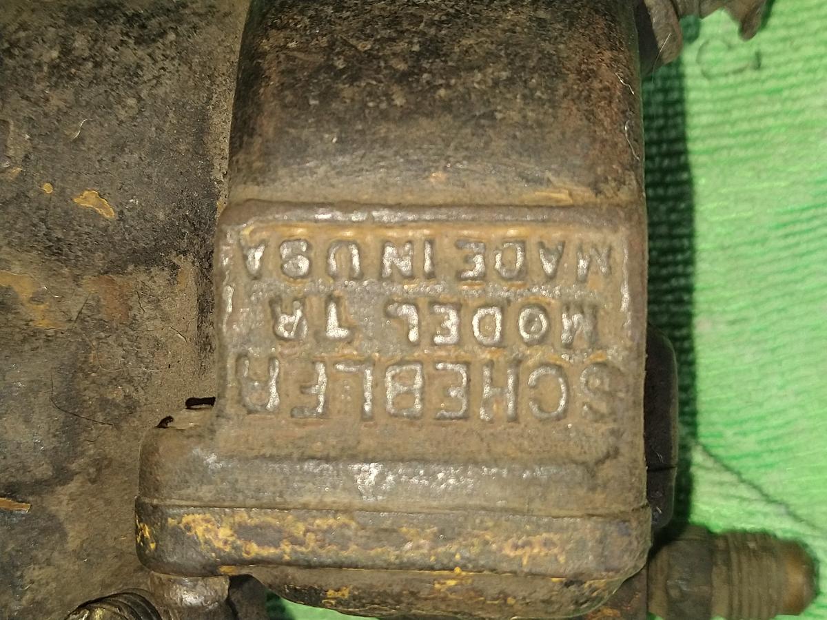 Schebler model TA carb.... what does it fit - What is it? - Antique ...