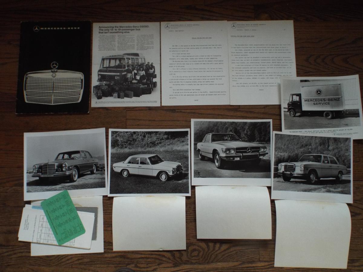 MERCEDES BENZ == NYC Auto Show PRESS KIT - Printed Material ...