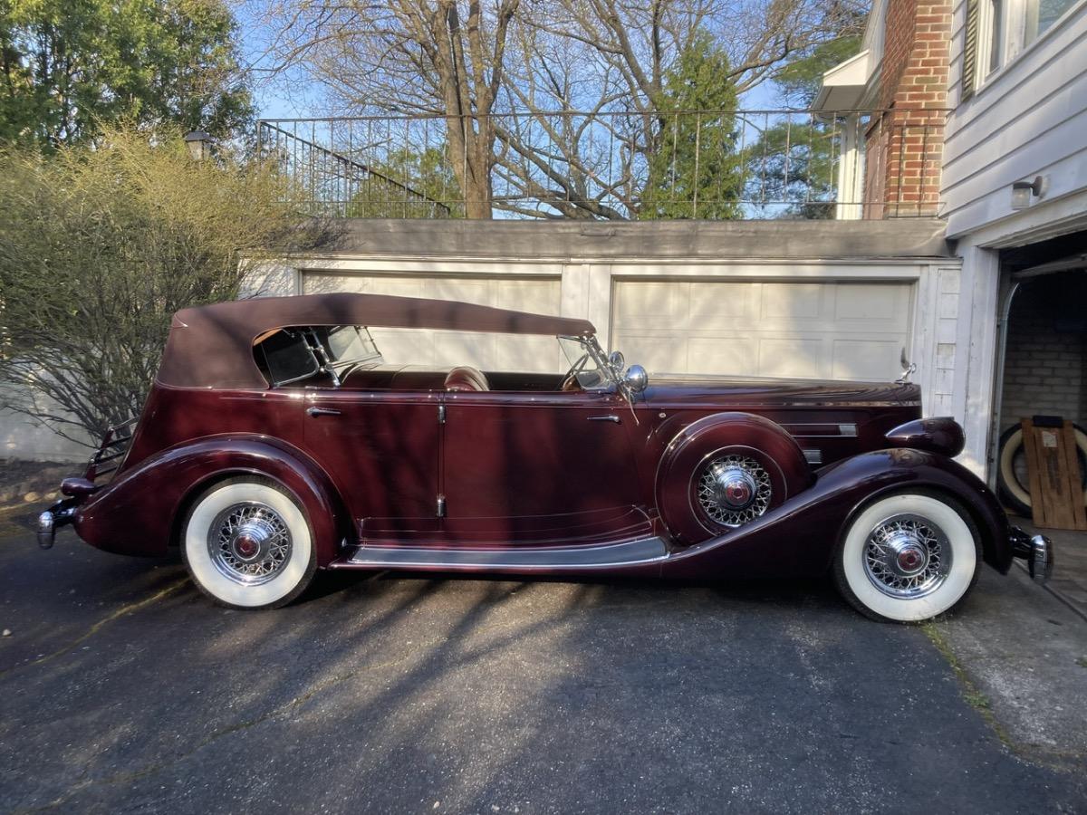 How to mount wheel discs on a 1935 Packard senior car - Packard ...