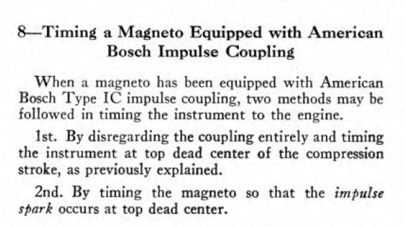 Timing Impulse Drive Magneto - Technical - Antique Automobile Club of ...