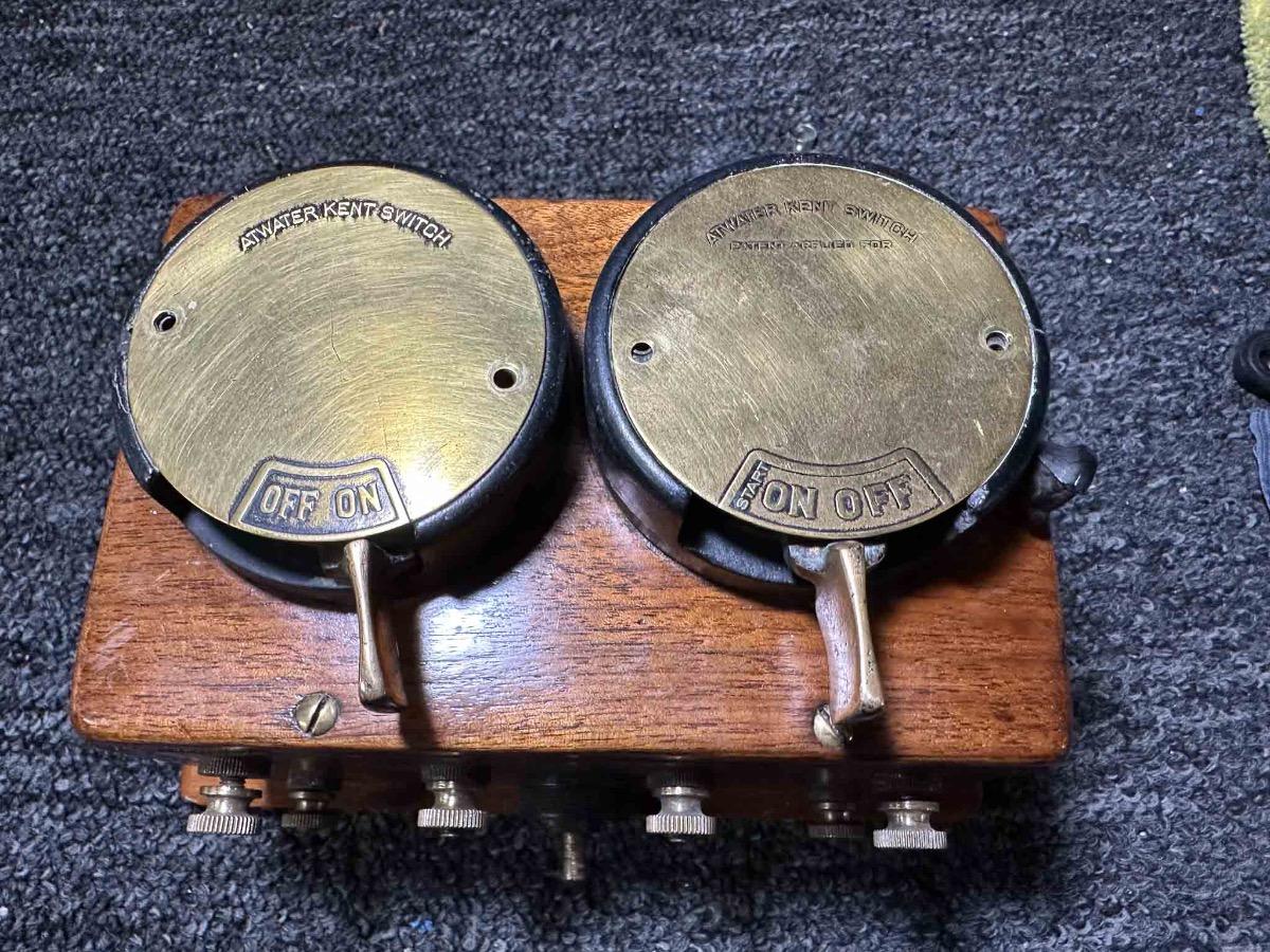 Atwater Kent Battery and Magneto Switch and Coil Box - 1910 Oakland ...