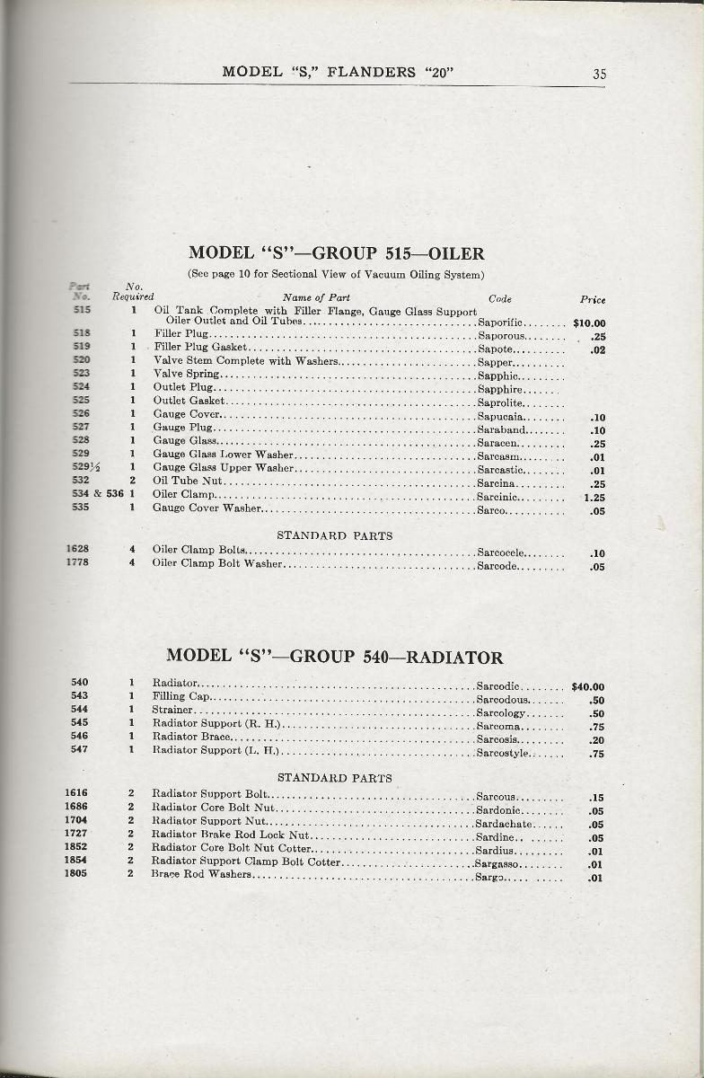 1910 Flanders Engine Oil System Question - Studebaker, Erskine & Rockne ...