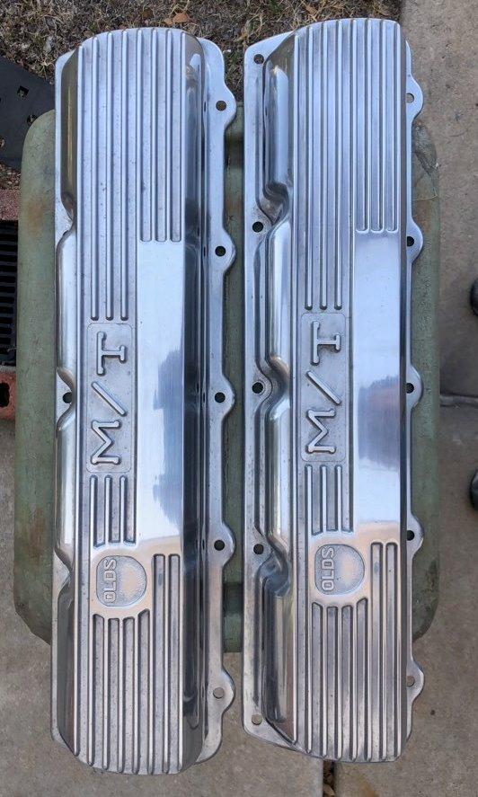 Holley cast valve covers - Oldsmobile - Buy/Sell - Antique Automobile ...