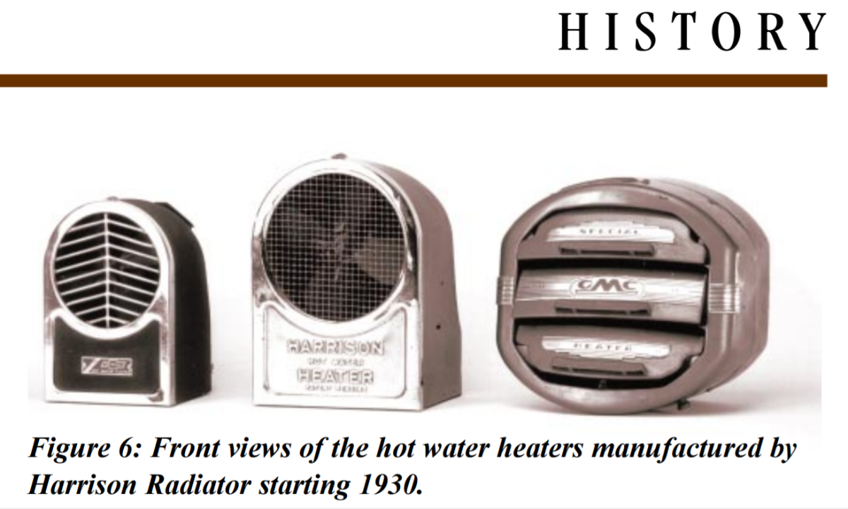 HARRISON HEXAGON B.O.P. HOT WATER HEATER - What Year Used In ? ? - What ...