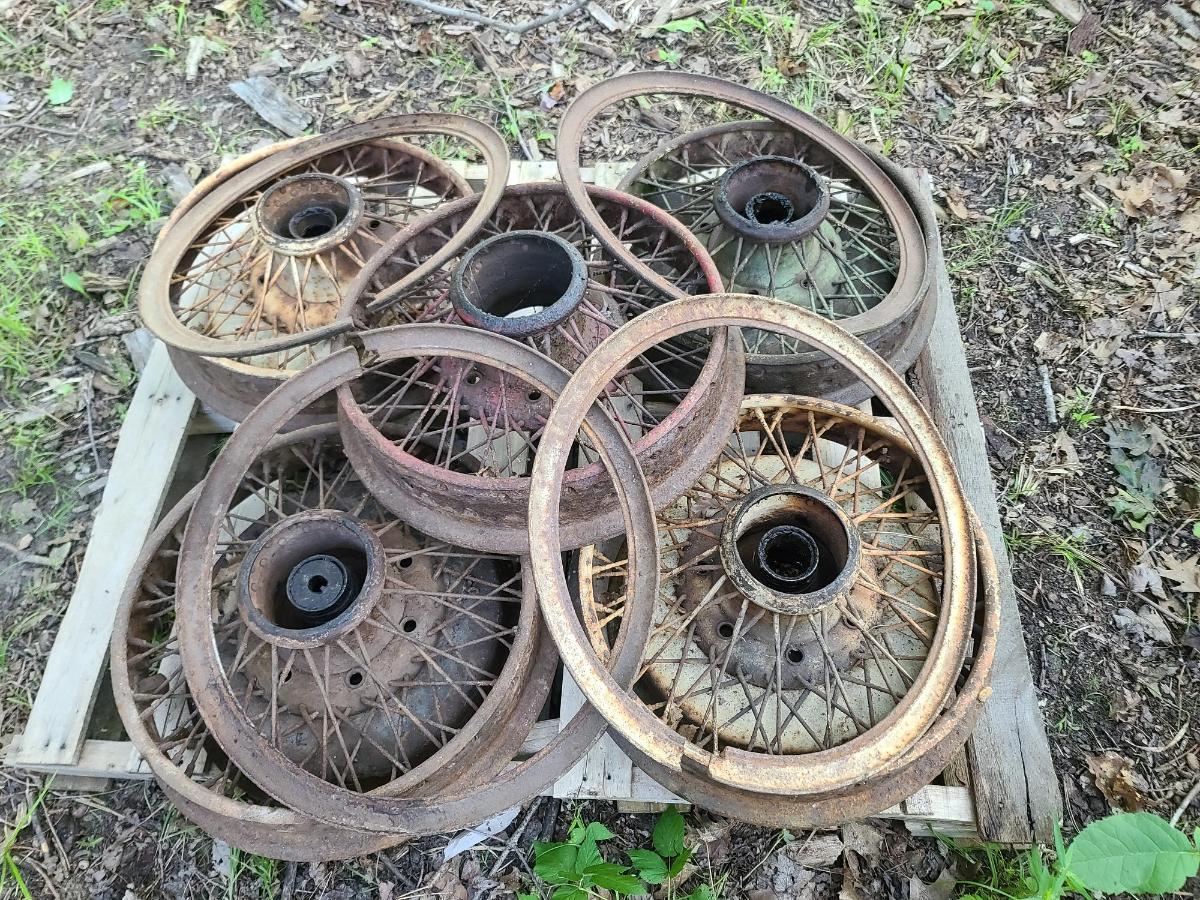 For Sale - Wire Wheels with Hubs - Automobiles and Parts - Buy/Sell ...