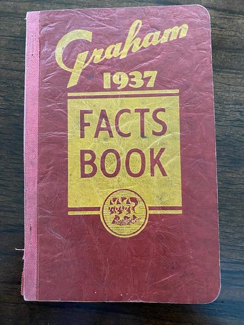 For Sale - 1937 Graham Literature Collection - Printed Material ...
