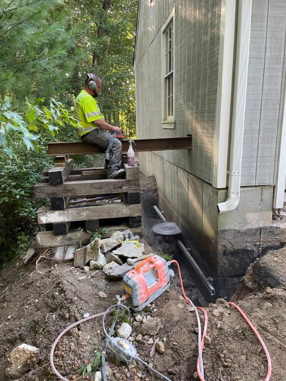 Garage foundation sunk and broken - now repaired! - Garages, Trailers ...