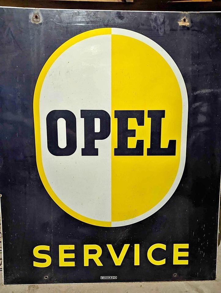 Porcelain Opel Service sign $ 1,490 - Opel - Antique Automobile Club of ...