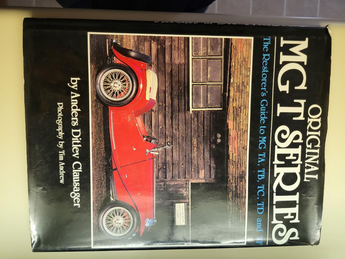 Original MG T Series book by Clausager - Printed Material, Memorabilia ...