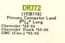 Distributor Lead Wire - Shurhit DL23 - What is it? - Antique Automobile ...