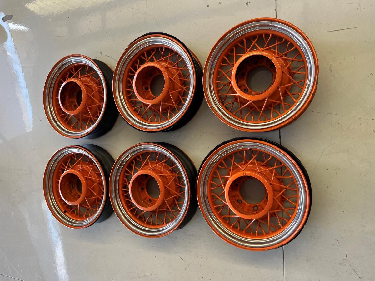 1934 Super 8 Wire Wheel Set (17") - Packard - Antique Automobile Club ...