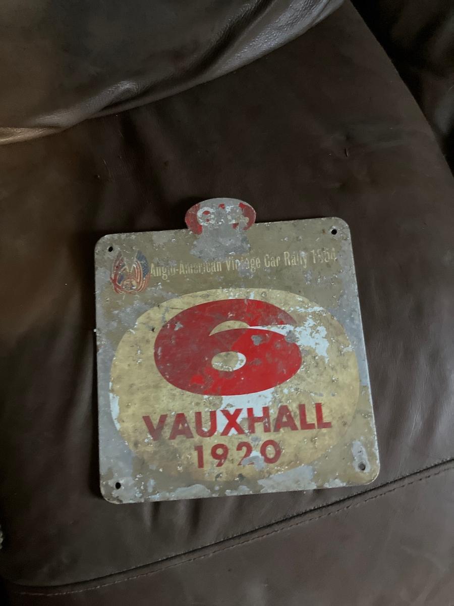 Anglo American vintage rally 1954 car plaques no 6 - Memorabilia, Toys ...