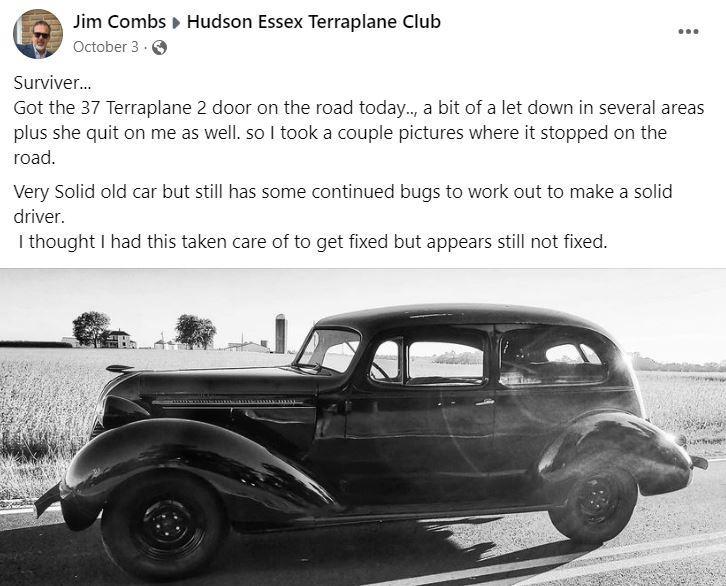 '37 Terraplane $9,800 Ohio - "Not Mine" Automobiles For Sale - Antique ...