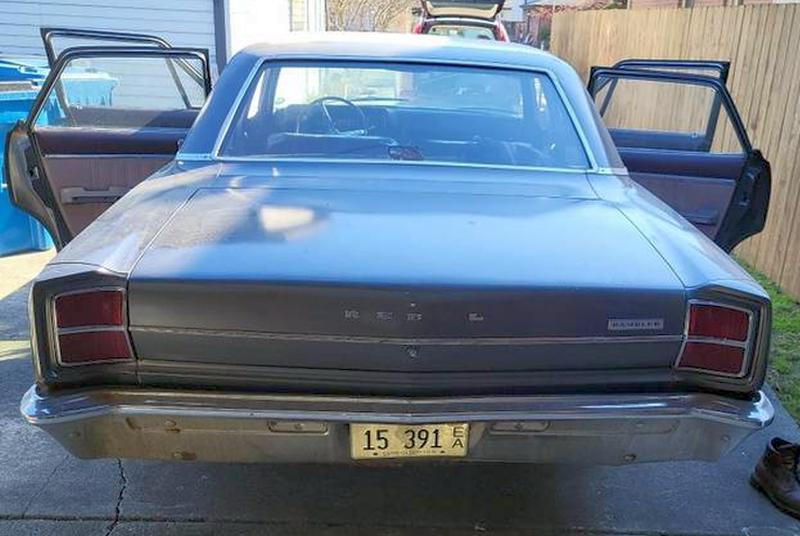 For Sale: 1967 AMC Rambler Rebel 4dr Sedan - Project - $5,000 - Berwyn ...