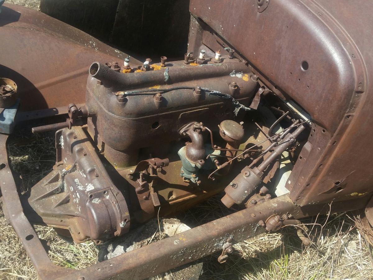 Pre 1930 chassis with engine. NEW pics. 1920 cast date IDENTIFIED as ...