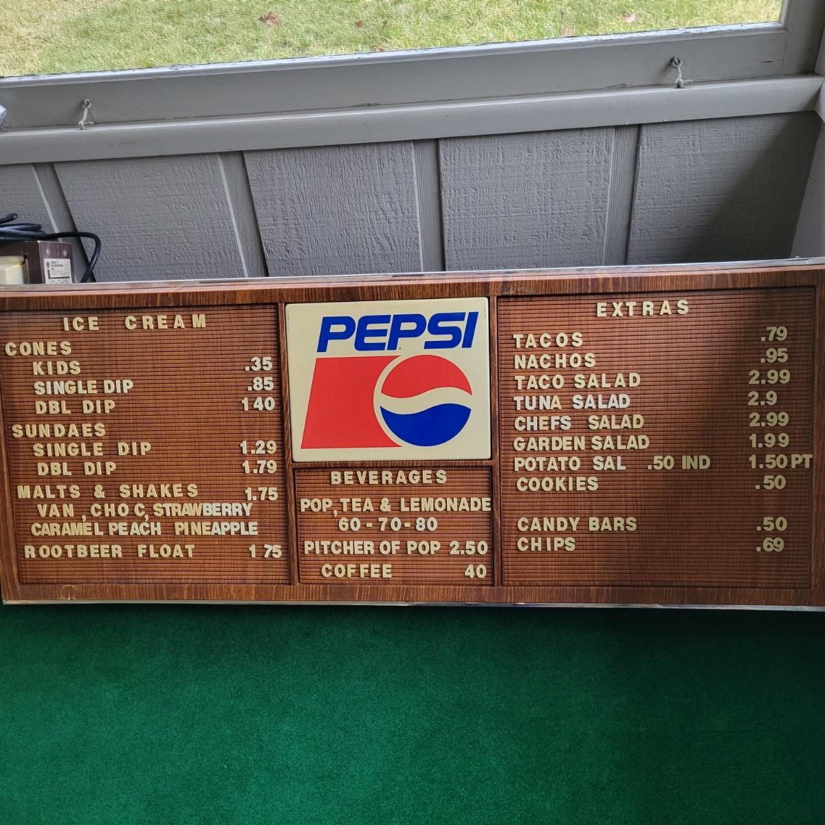 3 Piece Diner Pepsi Menu Board Sign - Memorabilia, Toys, Art, Signs ...
