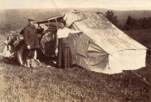 Running board mounted camping tent c 1920s - Parts For Sale - Antique ...
