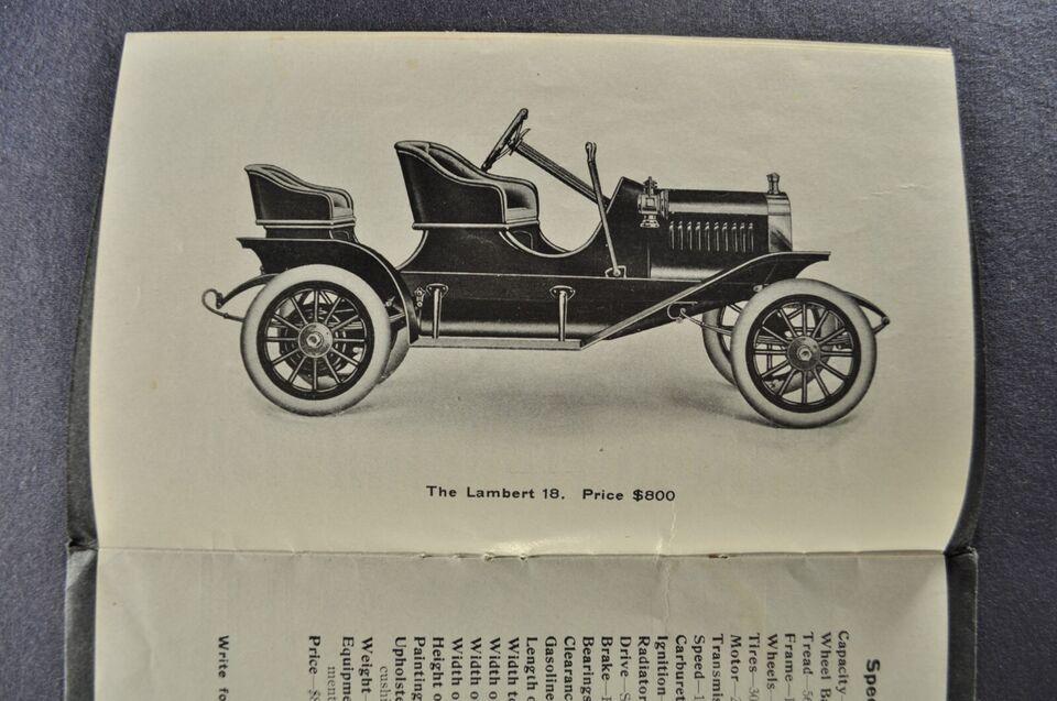 1908 Lambert - Our Cars & Restoration Projects - Antique Automobile ...
