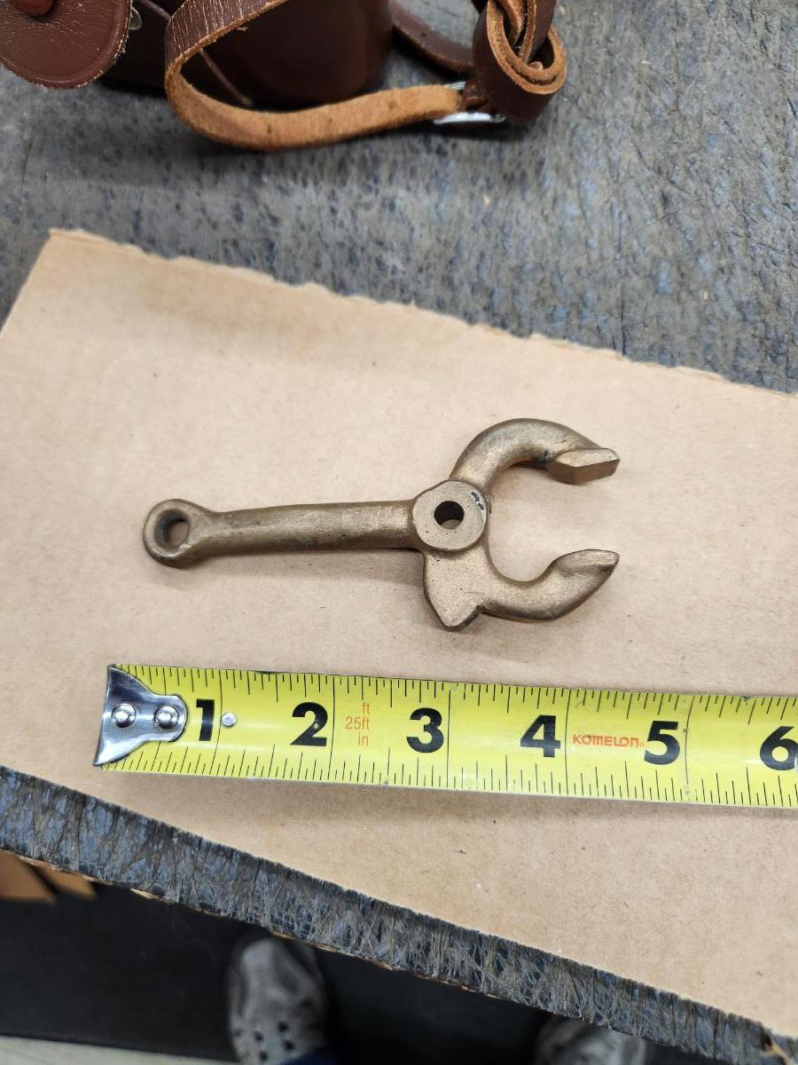 Early Brass cast lever any ideas no markings - What is it? - Antique ...