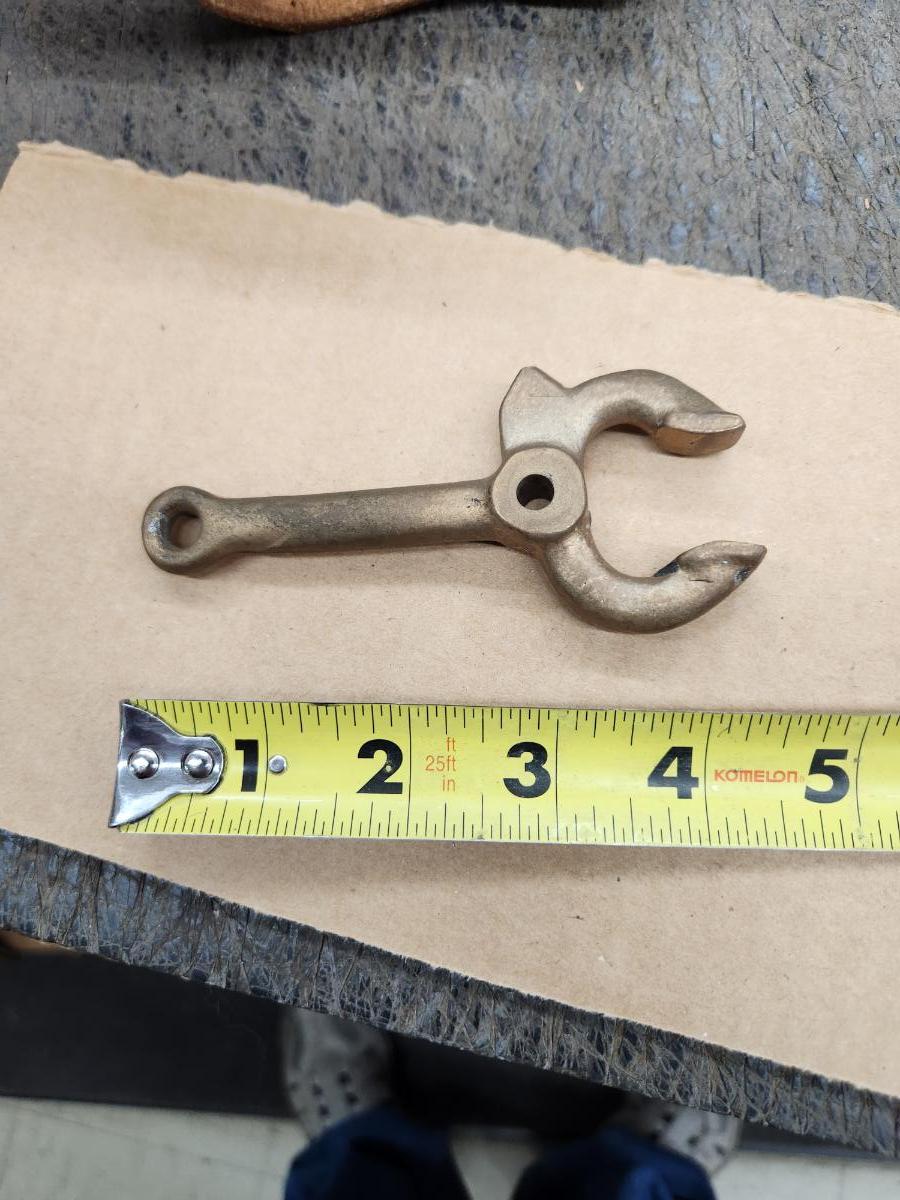 Early Brass cast lever any ideas no markings - What is it? - Antique ...