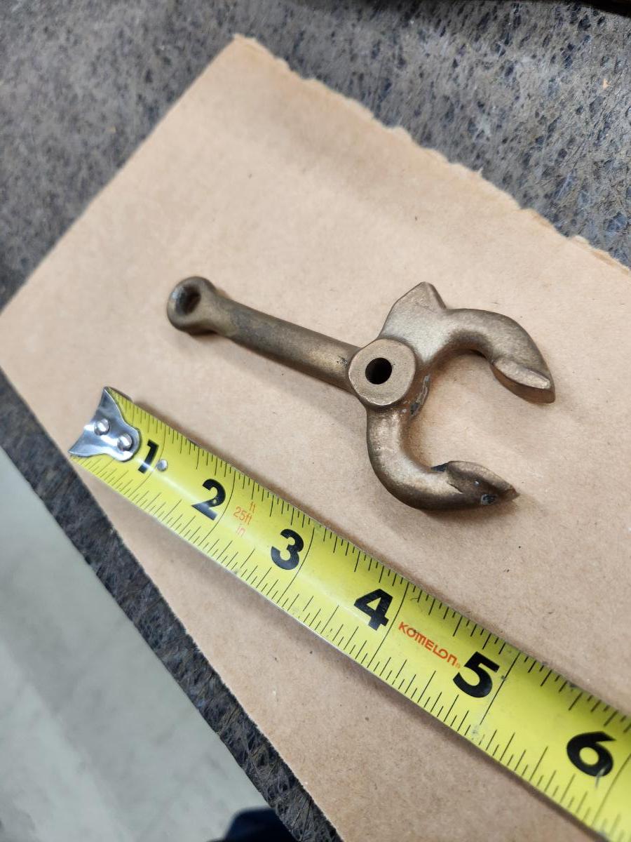 Early Brass cast lever any ideas no markings - What is it? - Antique ...