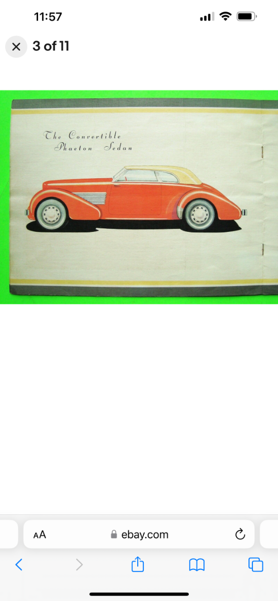 1936 Cord 810 Paint color - Technical - Antique Automobile Club of ...