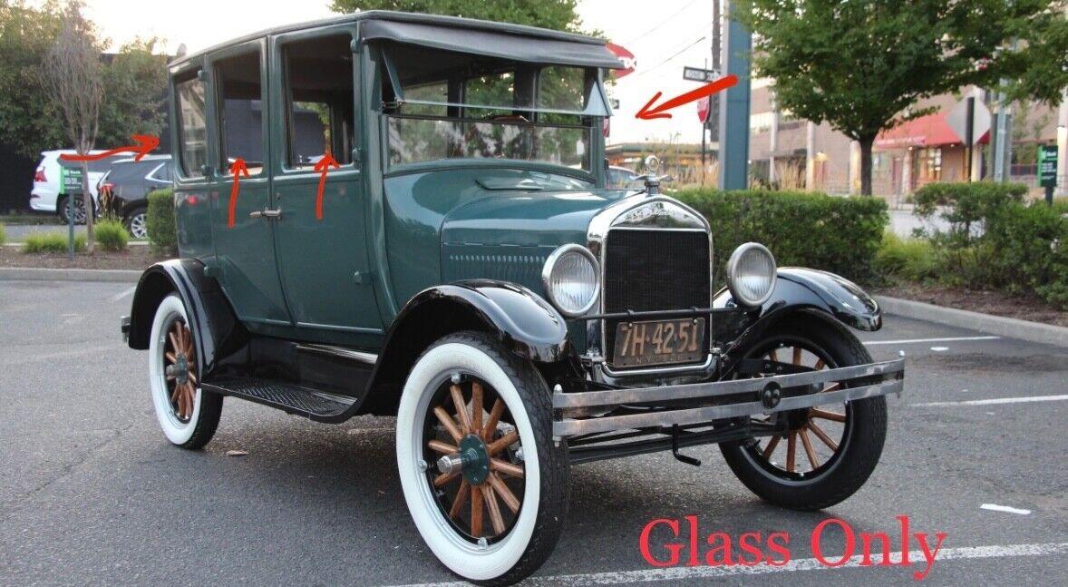 1926 FORD MODEL T 4 DOOR SEDAN FULL GLASS / WINDOW SET CUSTOM MADE ...