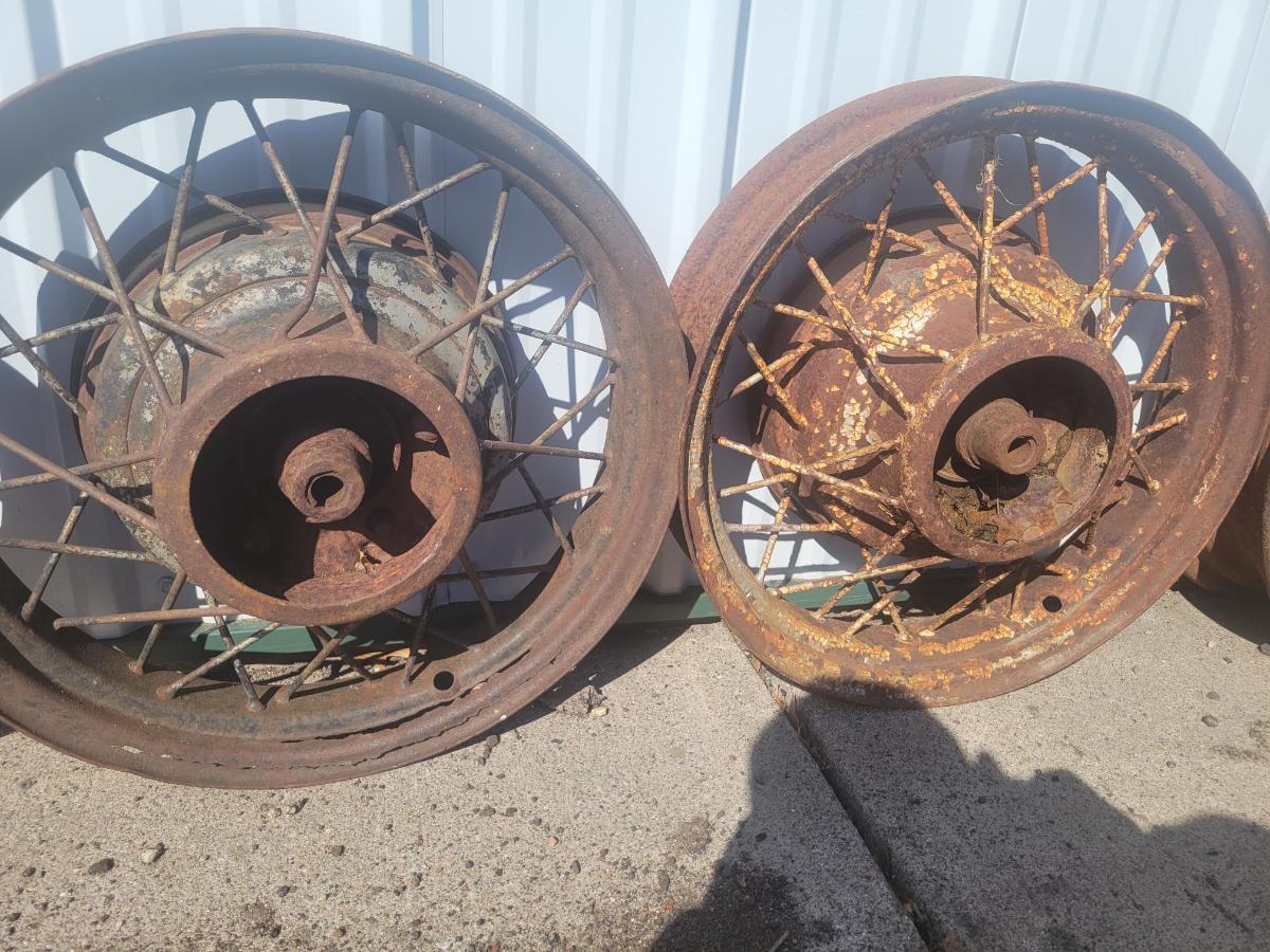 Help identifying these antique rims - What is it? - Antique Automobile ...
