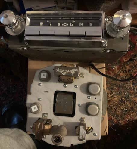 56 57 Corvette 2 piece fully reatored OEM Radio - Parts For Sale ...