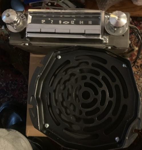 56 57 Corvette 2 piece fully reatored OEM Radio - Parts For Sale ...