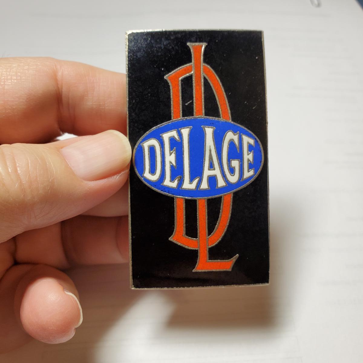 Need information on Delage Enamel Radiator Emblem - What is it ...