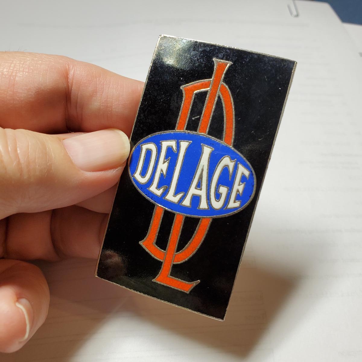 Information needed on Delage Enamel Radiator Emblem - Memorabilia, Toys ...