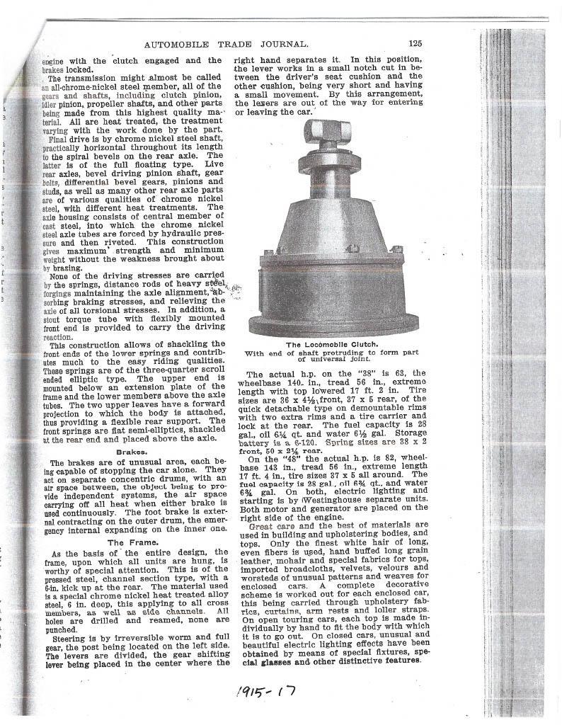 Locomobile Multiple disc clutch questions - Locomobile - Antique ...