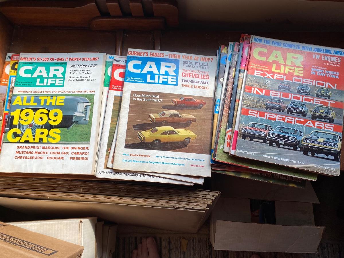 For Sale - Hundreds of Car Magazines from 1950s to early '70s / DuKane ...