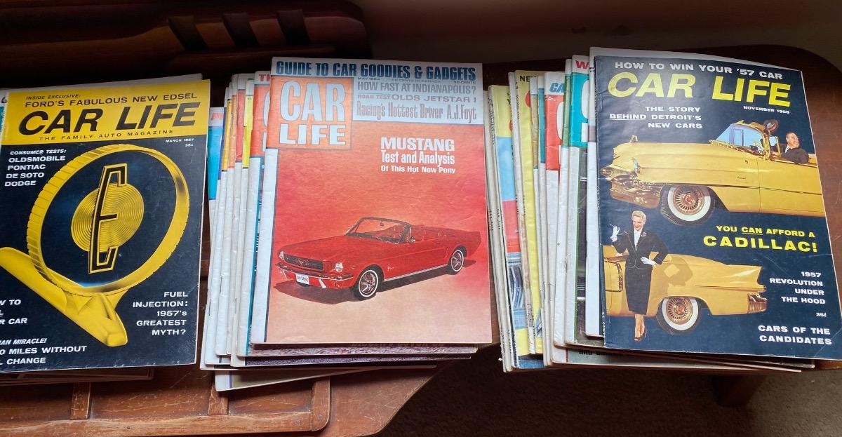 For Sale - Hundreds of Car Magazines from 1950s to early '70s / DuKane ...