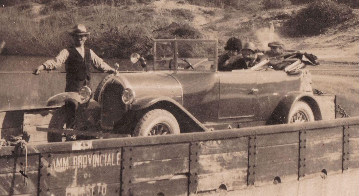 1920s Tourer on car ferry - What is it? - Antique Automobile Club of ...
