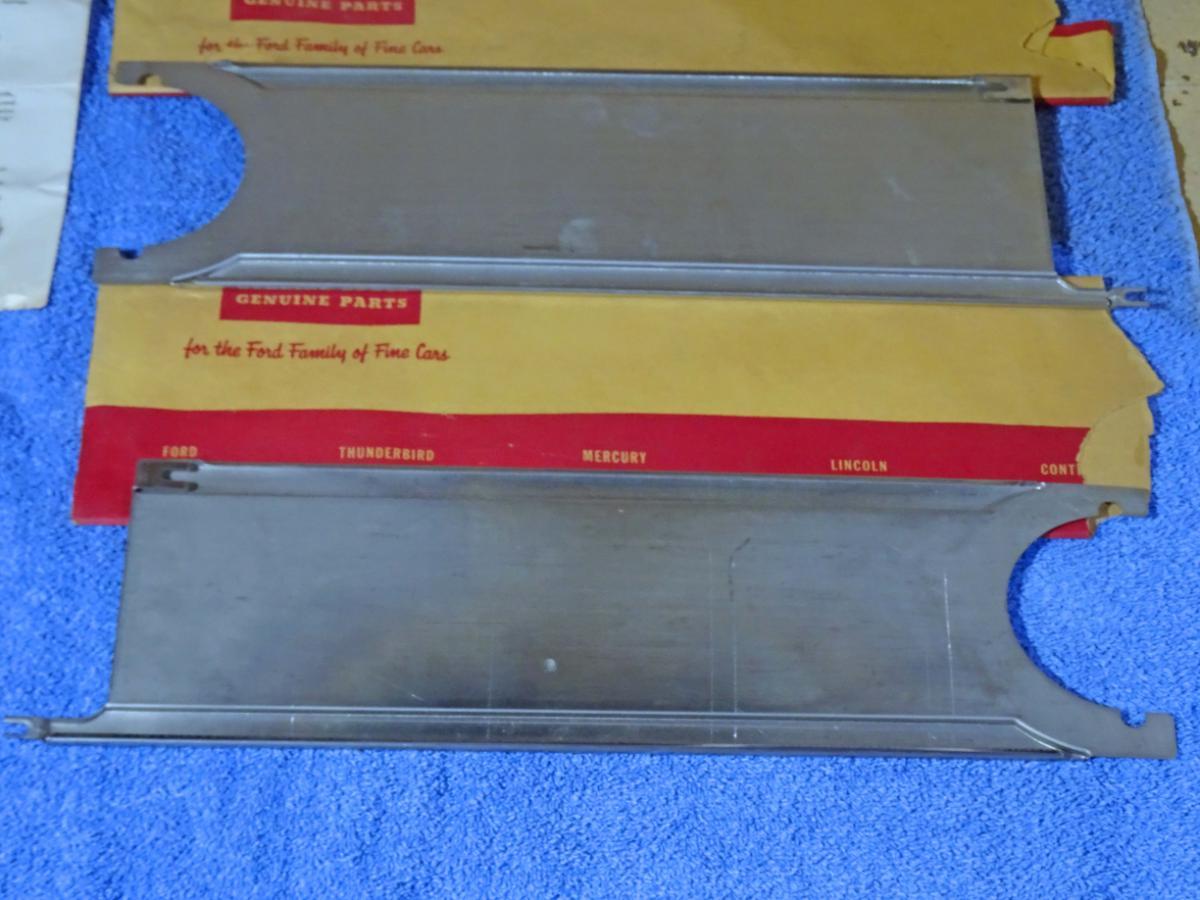 1961 Mercury Meteor Below Trunk Lid Rear Finish Panels Kit NOS - Ford ...