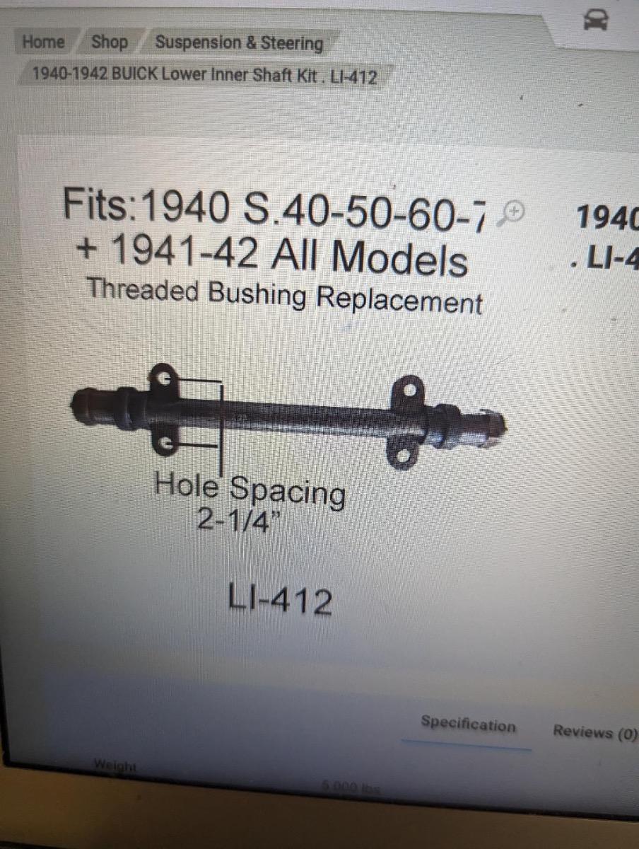 1941 Buick super lower inner shaft - Buick - Pre War - Antique ...
